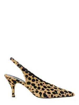 AeydĒ Carla Leopard-print Calf Hair Pumps - Animal Print