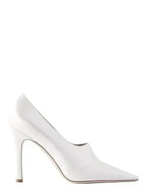 DANIELLE FRANKEL Ida Satin Pumps - Ivory