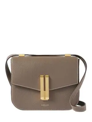 DEMELLIER The Vancouver Textured-leather Shoulder Bag - Brown
