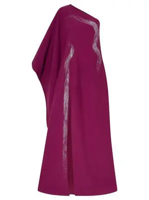 TALLER MARMO Palladium One-shoulder Gown - Purple