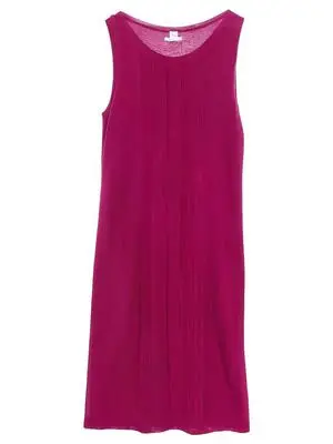 Hermès Ribbed Midi Dress - Pink