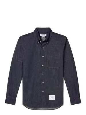 Thom Browne Thom Browne - Denim Shirt - Men - Blue - 1 Navy