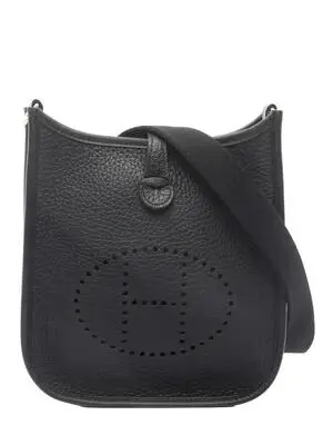 Hermès Evelyn Tpm Amazon Leather Shoulder Bag - Black