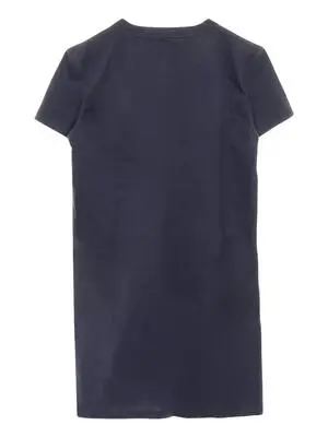 Hermès Crew-neck T-shirt Dress - Blue