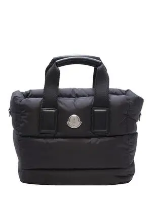 Moncler Mini Caradoc Quilted Tote Bag - Black