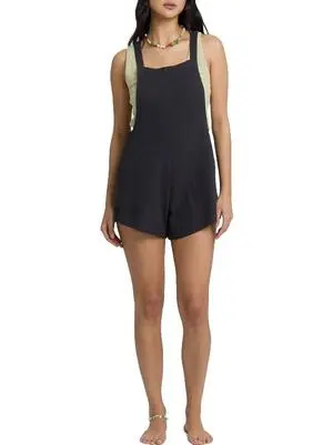BILLABONG Beach Crush Short Overalls - Black Sands