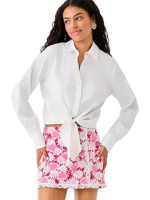 LILLY PULITZER Michelina Mini Skort - Coconut Dear Heart