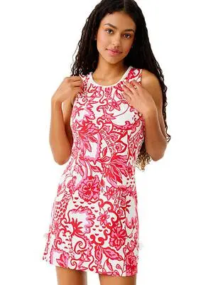 Lilly Pulitzer® Upf 50+ Luxletic Mela Active Dress - Coconut Spicy Socialite