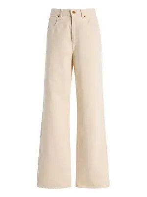 SLVRLAKE Grace Rigid High-Rise Wide-Leg Jeans