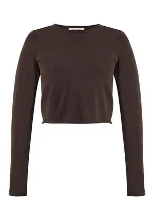 SLVRLAKE Cotton Baby Tee - Brown