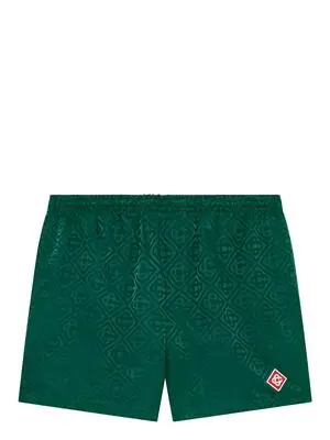 Casablanca Monogram Jacquard Swim Shorts - Multicolor