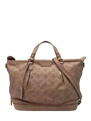 LOUIS VUITTON Monogram Mahina Stellar Pm Satchel - Brown