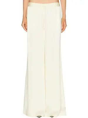 Stella McCartney Satin Trouser - Buttermilk