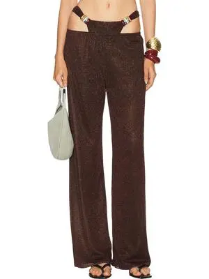 Oseree Lumiere Multi Ring Pant - Chocolate