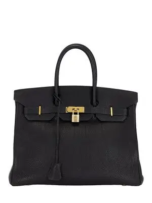 Hermès Togo Birkin 35 Handbag - Black