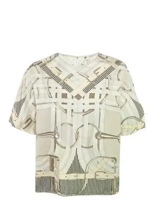 Hermès A Jouet Printed T-shirt - Neutrals