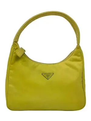 Prada 2000-2013 Mini Tessuto Sport Shoulder Bag - Yellow