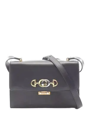 Gucci 2016-2026 Leather Zumi Crossbody Bag - Black