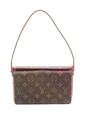 LOUIS VUITTON 2002 Monogram Recital Shoulder Bag - Brown