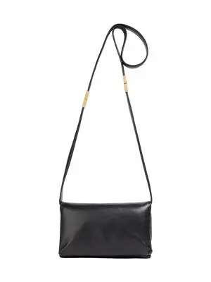 Marni Leather Crossbody Bag - Black