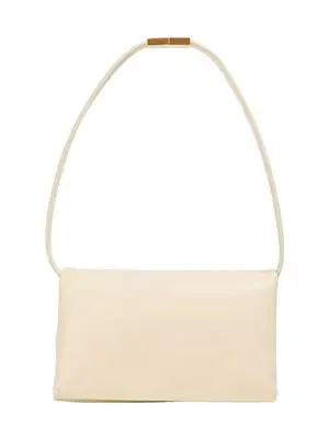 Marni Leather Crossbody Bag - Ivory