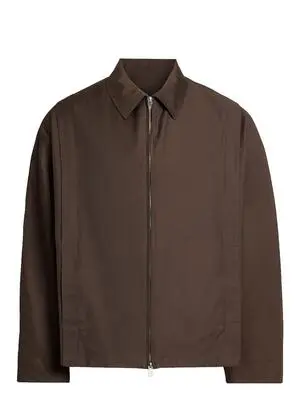 LE17SEPTEMBRE Cotton-blend Twill Jacket - Chocolate