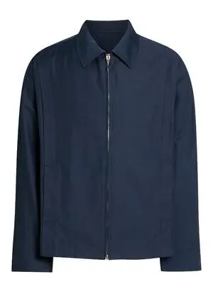 LE17SEPTEMBRE Cotton-blend Twill Jacket - Navy