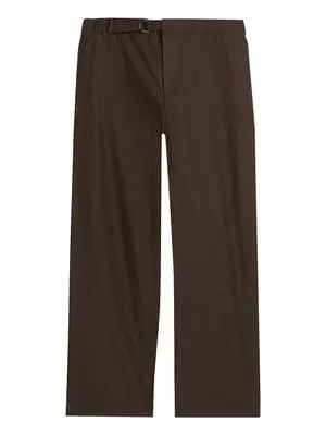 LE17SEPTEMBRE Cotton-blend Twill Pants - Chocolate