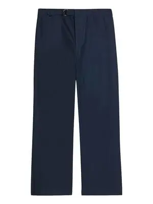 LE17SEPTEMBRE Cotton-blend Twill Pants - Navy