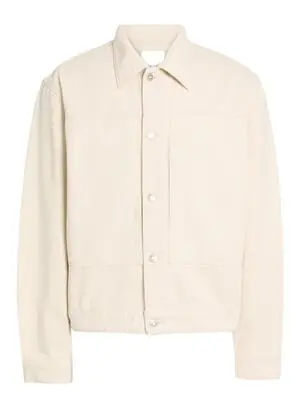 LE17SEPTEMBRE Pleated Back Denim Jacket - Ivory