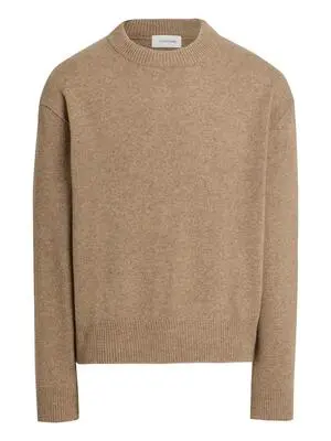 LE17SEPTEMBRE Wool And Cashmere-blend Sweater - Sand