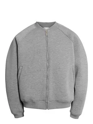 LE17SEPTEMBRE Scuba Bomber Jacket - Gray