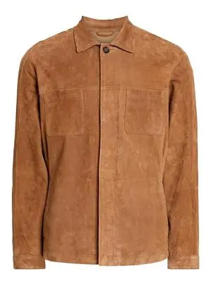 SLOWEAR Montedoro Suede Jacket - Tan