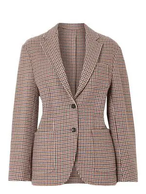 FORTELA Bruno Wool-blend Tweed Jacket - Brown