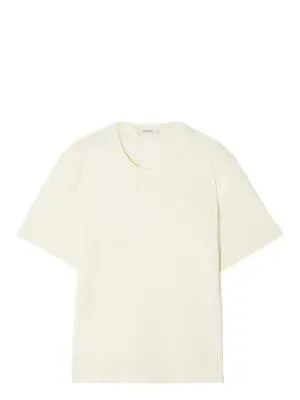 LEMAIRE Cotton-jersey T-shirt - Neutrals