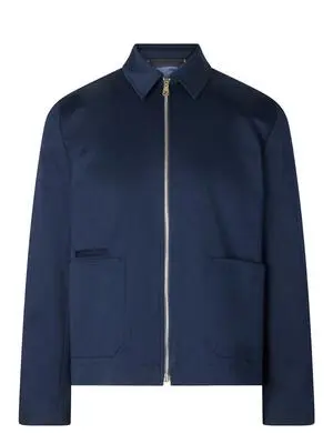 Paul Smith Cotton-blend Twill Jacket - Blue