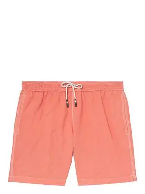 Hartford Slim-fit Mid-length Swim Shorts - Pink