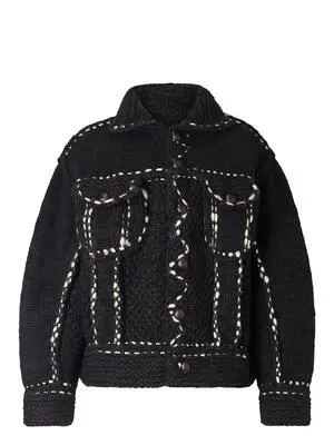 Kapital Embroidered Wool Jacket - Black