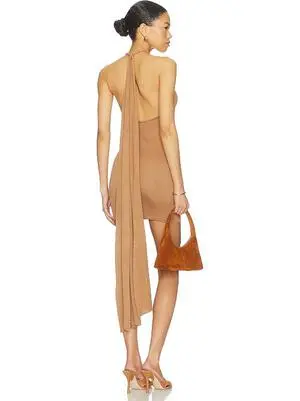 AYA MUSE Onda Mini Dress - Chestnut