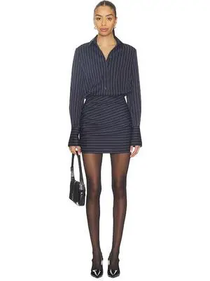 ALL THE WAYS Trina Mini Dress - Navy Stripe