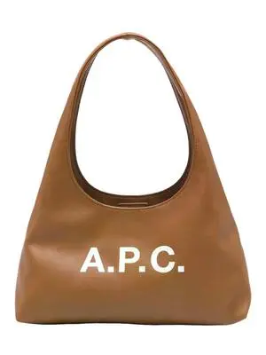 A.p.c. Ninon Tote Bag - Brown