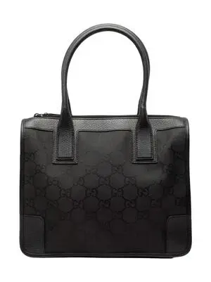 Gucci Gg Nylon Tote Bag - Black