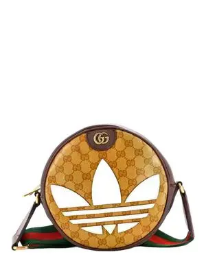 Gucci X Adidas Ophidia Round Crossbody Bag - Brown