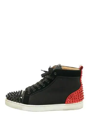 CHRISTIAN LOUBOUTIN Louis Spike-studded Sneakers - Black