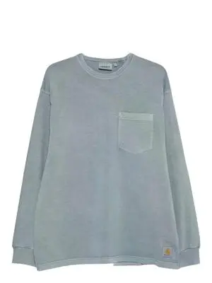 Carhartt Work In Progress Pocket Long-sleeved T-shirt - Grey