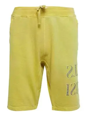 Stone Island Embroidered Drawstring Shorts - Yellow