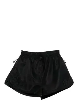 CECILIE BAHNSEN Colette Floral-Patch Shorts