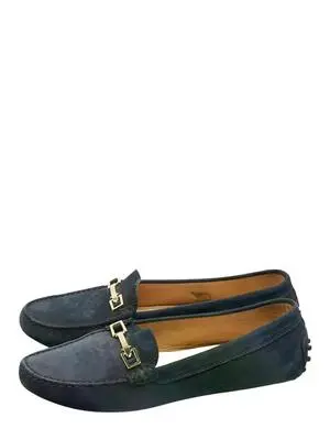 TOD'S Logo-detail Loafers - Blue