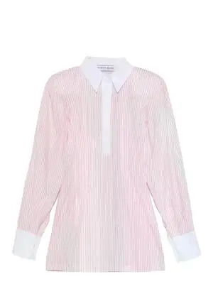 ROWEN ROSE Striped Shirt Dress - Pink