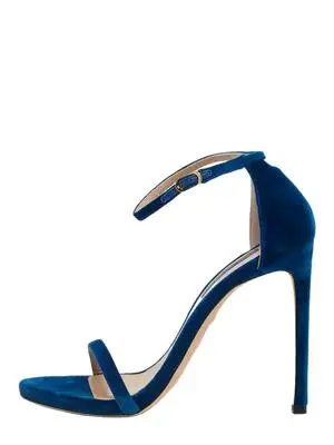 STUART WEITZMAN Ankle-strap Stiletto Sandals - Blue